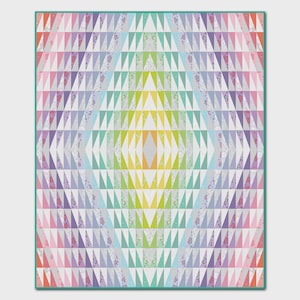 Sew Kind of Wonderful Tripping Out Quilt Pattern Finished Size: 64"x84 ...