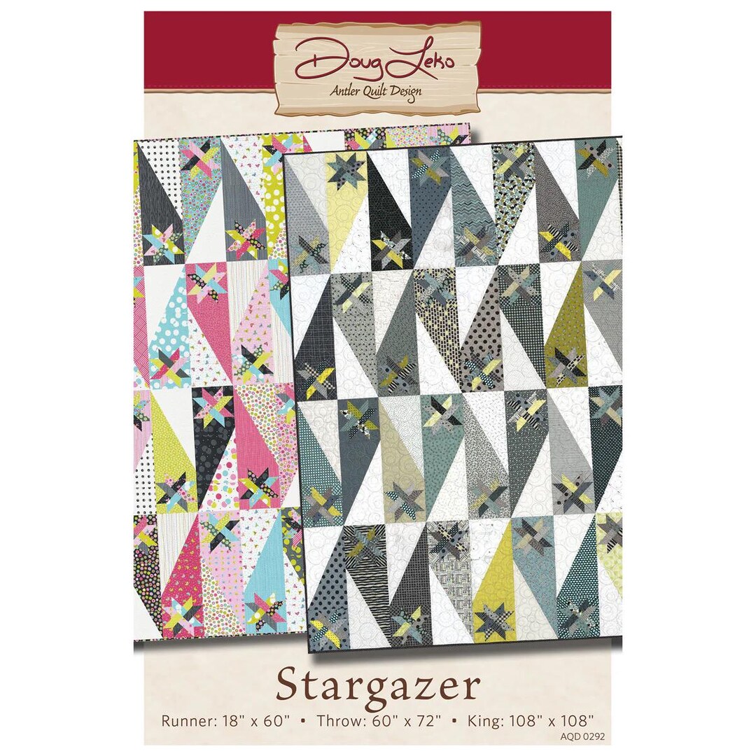 Doug Leko Antler Quilt Designs Stargazer Quilt Pattern - 3 Size ...