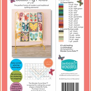 Sew Kind of Wonderful Butterfly Fields Quilt Pattern Book - Softcover ...