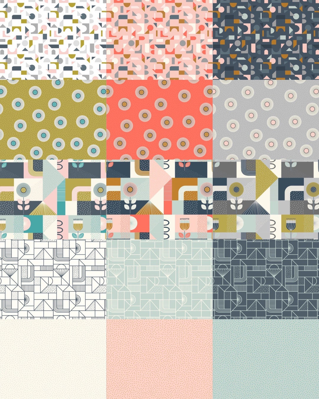 Lewis & Irene Forme Fabric Collection Fabulous 40’s Jellyroll (40-2.5 ...