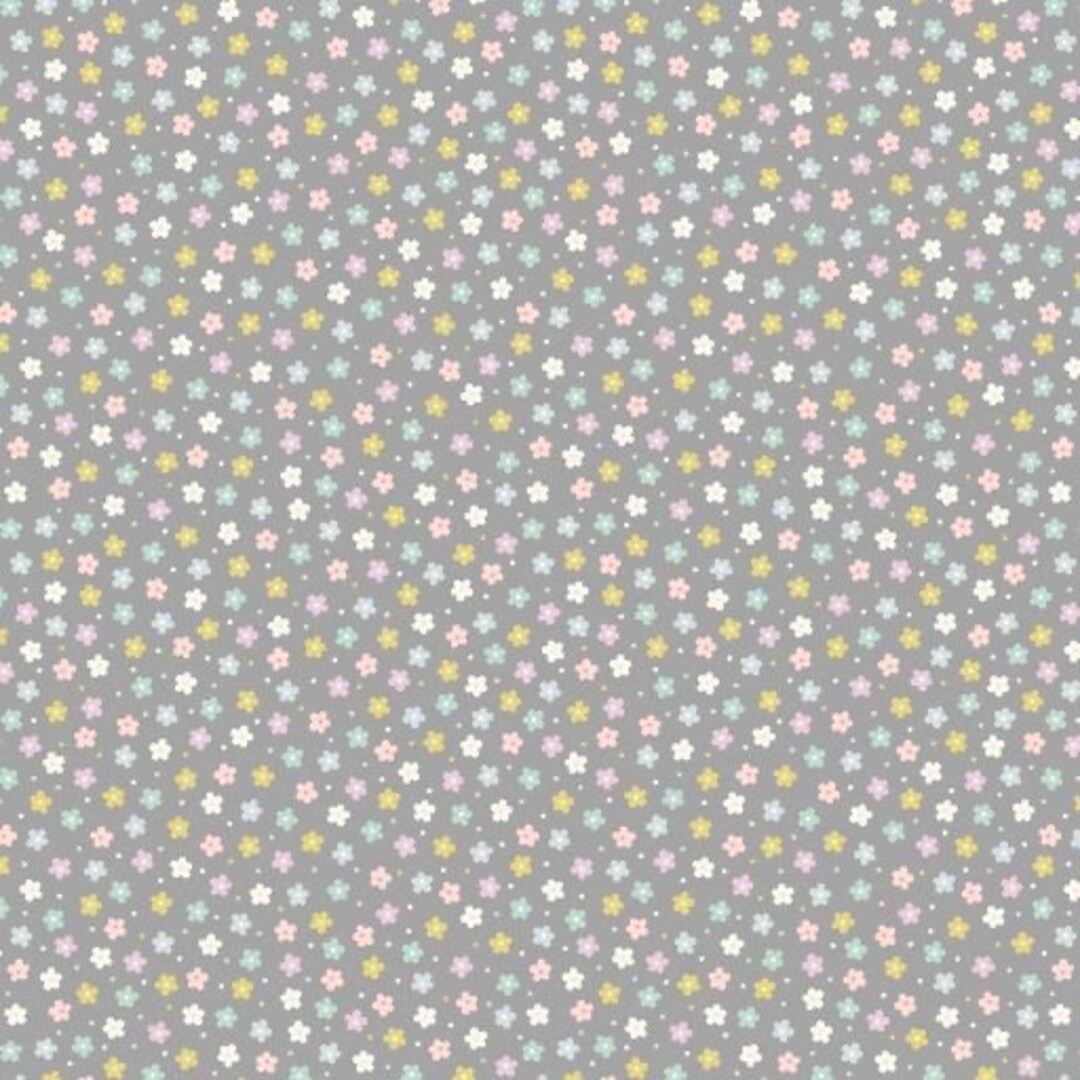 Lewis & Irene Spring Hare Reloved Fabric Collection Little Flowers on ...