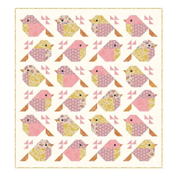 Sparrow Quilt Pattern - Etsy