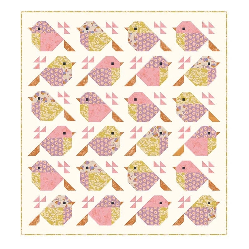 Sparrow Quilt Pattern - Etsy