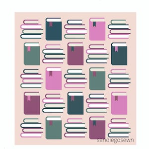 Pen + Paper Patterns Book Nook Quilt Pattern - 2 Size Variations per ...
