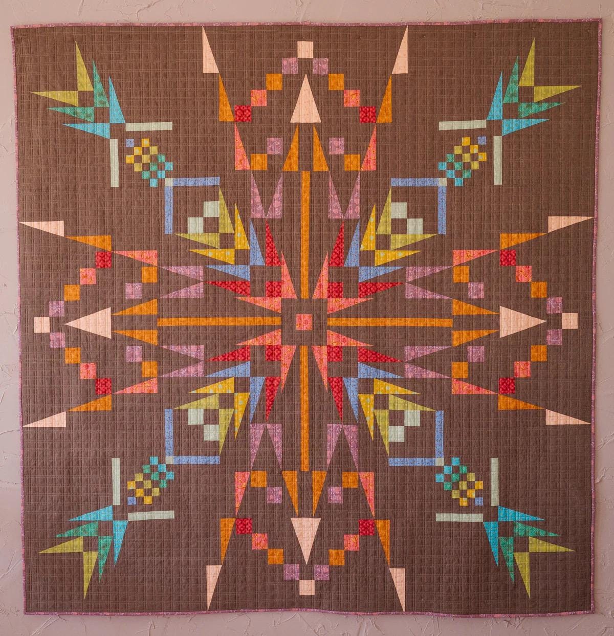 Sew Kind of Wonderful Northern Lights Quilt Pattern #484 Finished Size ...