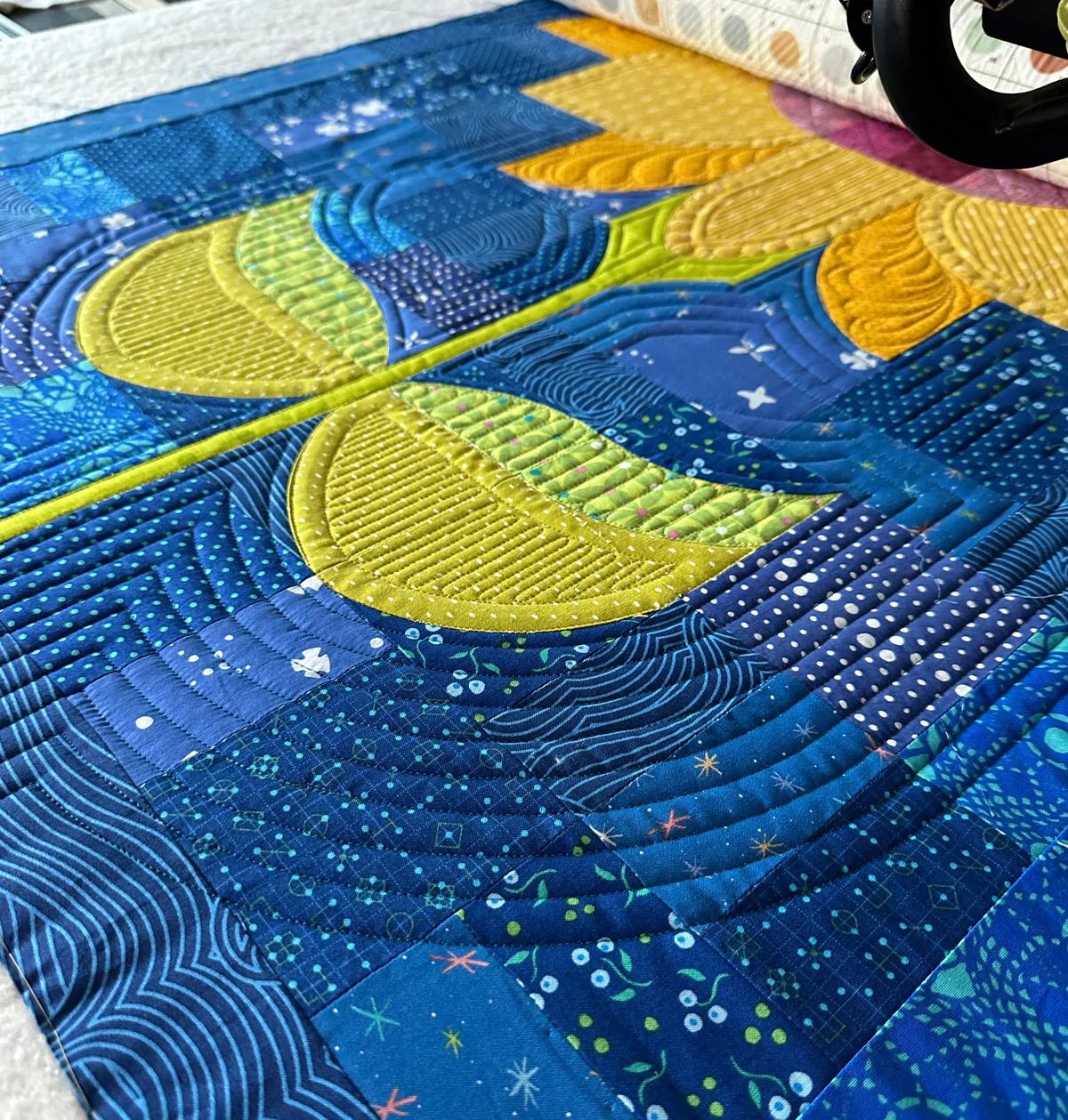 Sew Kind of Wonderful Posh Sunflower Quilt Pattern #476 Finished Size ...