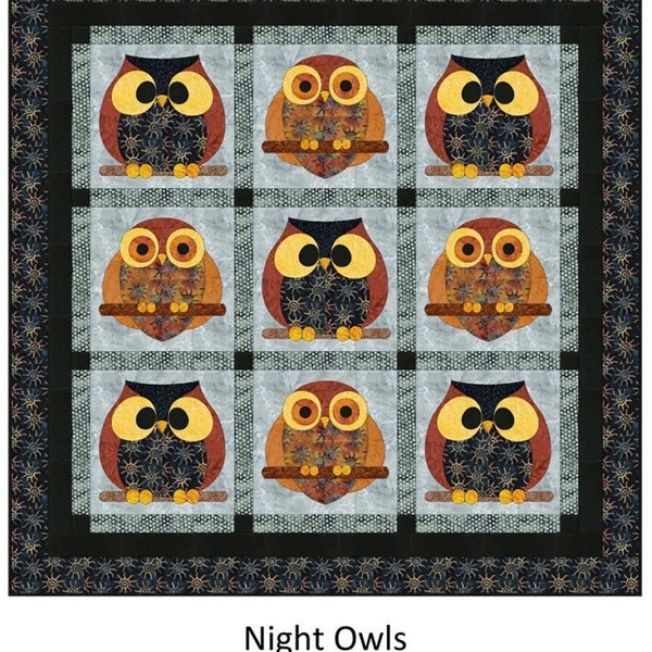 Owl Quilt Pattern - Etsy