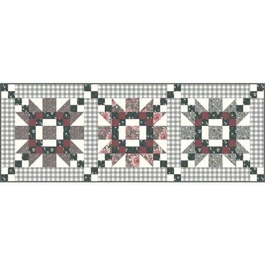 Riley Blake Down the Garden Path Table Runner Kit Featuring A Walk on ...