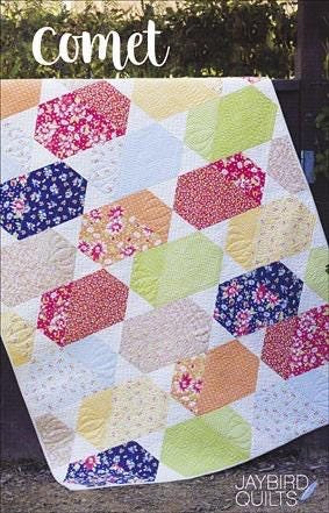 Jaybird Quilt Comet Quilt Pattern - 5 Size Variations per Pattern - Etsy