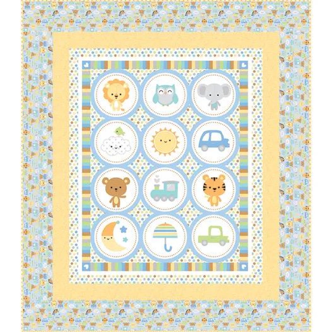 PREORDER Riley Blake Special Delivery Panel Quilt Kit Featuring Special ...