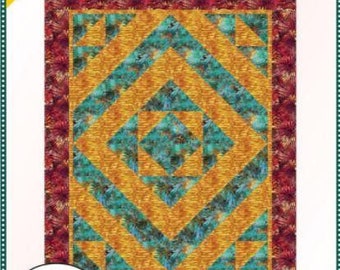 Fabric Cafe Garden Path Quilt Pattern uses Only 3YDS of Fabric Finished ...