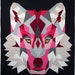 Violet Craft the Wolf Abstractions Quilt Pattern (finished Size 60"x65 ...
