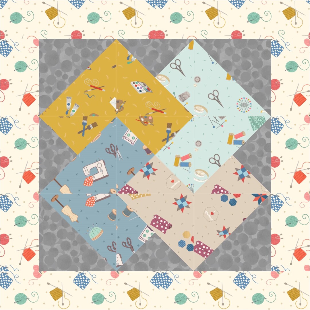 Lewis & Irene Small Things Crafts Fabric Collection Craft Cushion Kit 1 ...