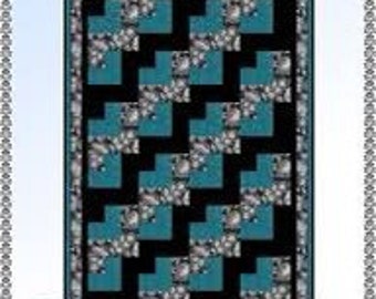 Fabric Cafe Nine Plus One Quilt Pattern uses Only 3YDS of Fabric ...