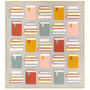 Pen + Paper Patterns Book Nook Quilt Pattern - 2 Size Variations per ...