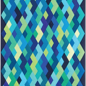 Jaybird Quilt Boomerang Quilt Pattern - 5 Size Variations per Pattern ...