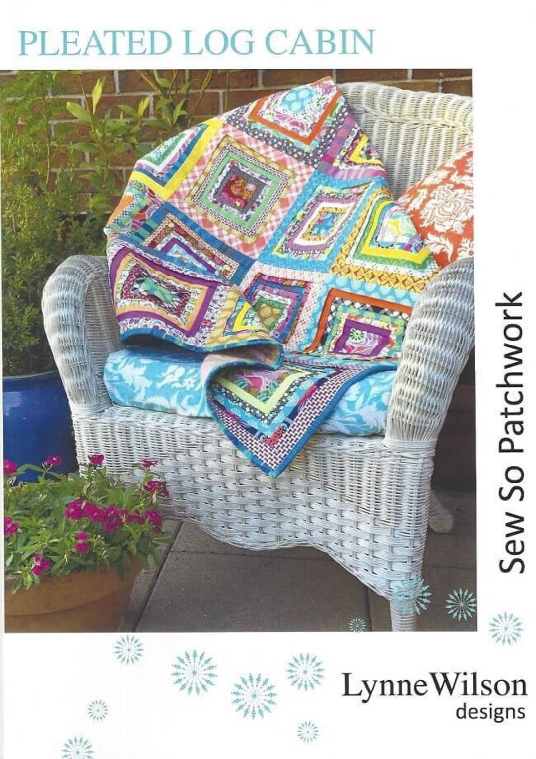 Lynne Wilson Designs Pleated Log Cabin Quilt Pattern Finished Size: 38 ...