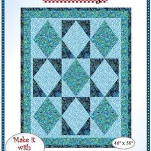 Fabric Cafe Diamond Dust Quilt Pattern (uses Only 3YDS of Fabric ...