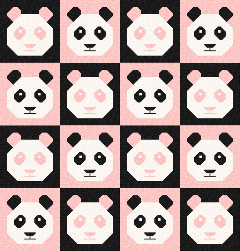 LIMITED EDITION!! Cotton and Joy Pandamonium Quilt Kit Featuring Lewis ...