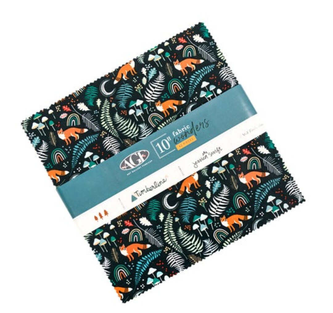 Art Gallery Fabrics Timberline Fabric Collection 10 Squares Layer Cake Premium 100% Cotton Quilt ...