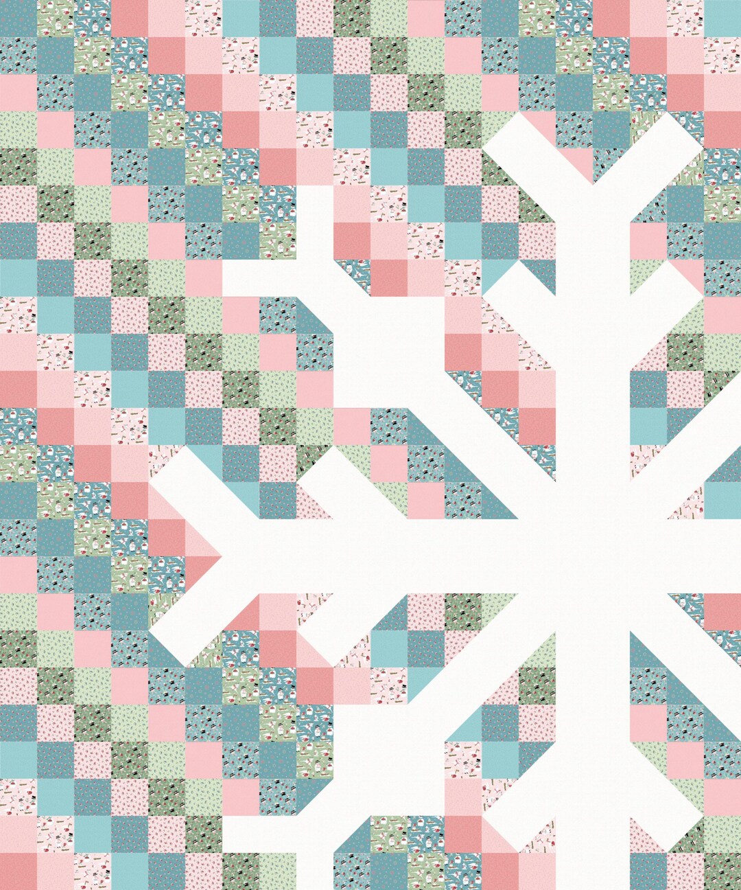 LIMITED EDITION Modern Hand Craft Snowflake Quilt Kit Featuring Poppie ...