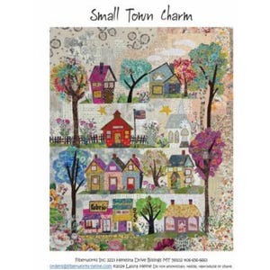 Laura Heine Small Town Charm Collage Wall Quilt Pattern Finished Size ...