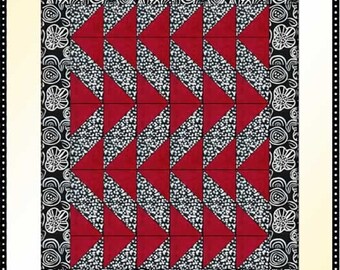 Fabric Cafe Garden Path Quilt Pattern uses Only 3YDS of Fabric Finished ...