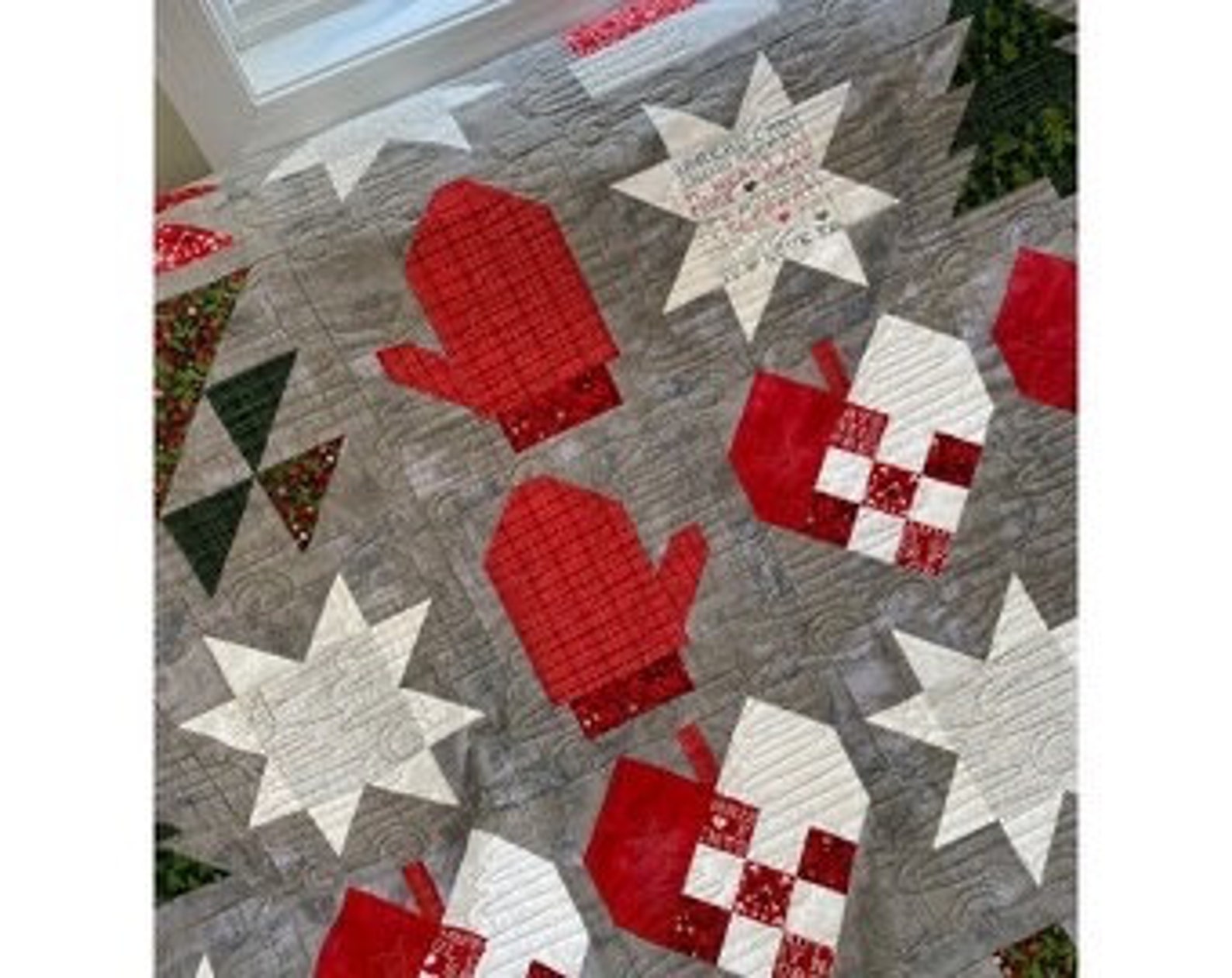 Poorhouse Quilt Designs A Wintry Mix Quilt Pattern - 2 Size Variations ...