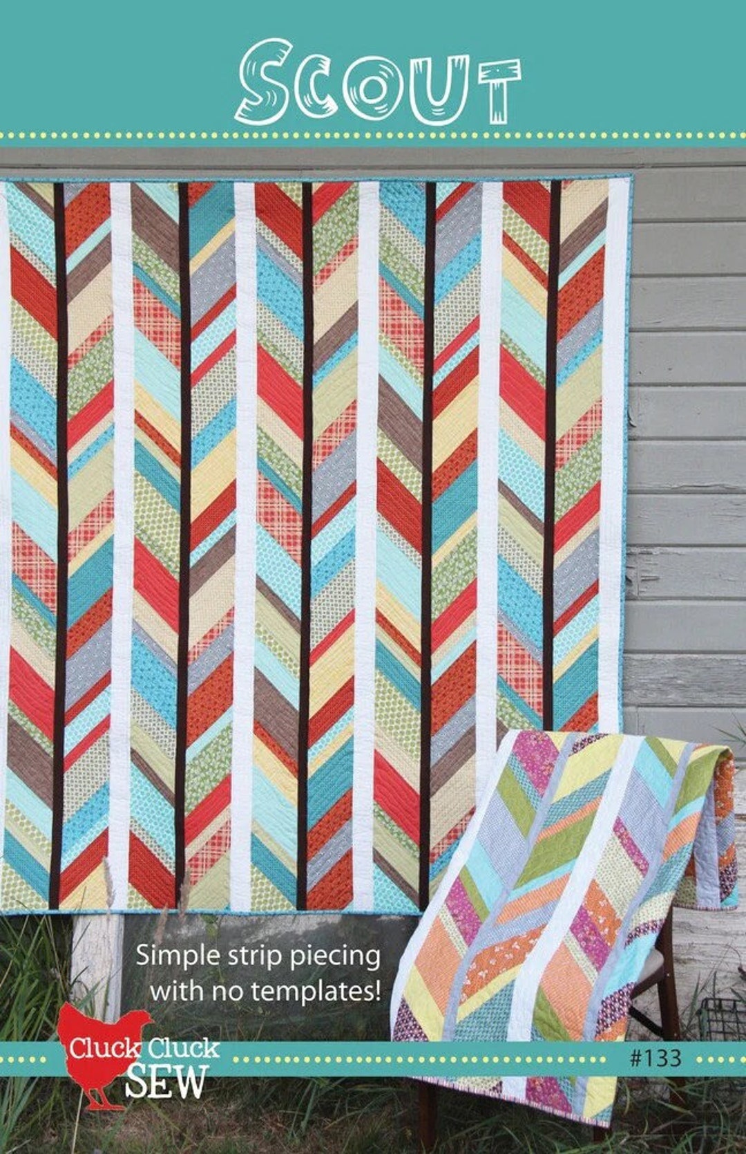 Cluck Cluck Sew Scout Quilt Pattern (2 Size Variations per Pattern) - Etsy