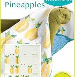Sew Kind of Wonderful Mod Pineapples Quilt Pattern Finished Size: 56 ...