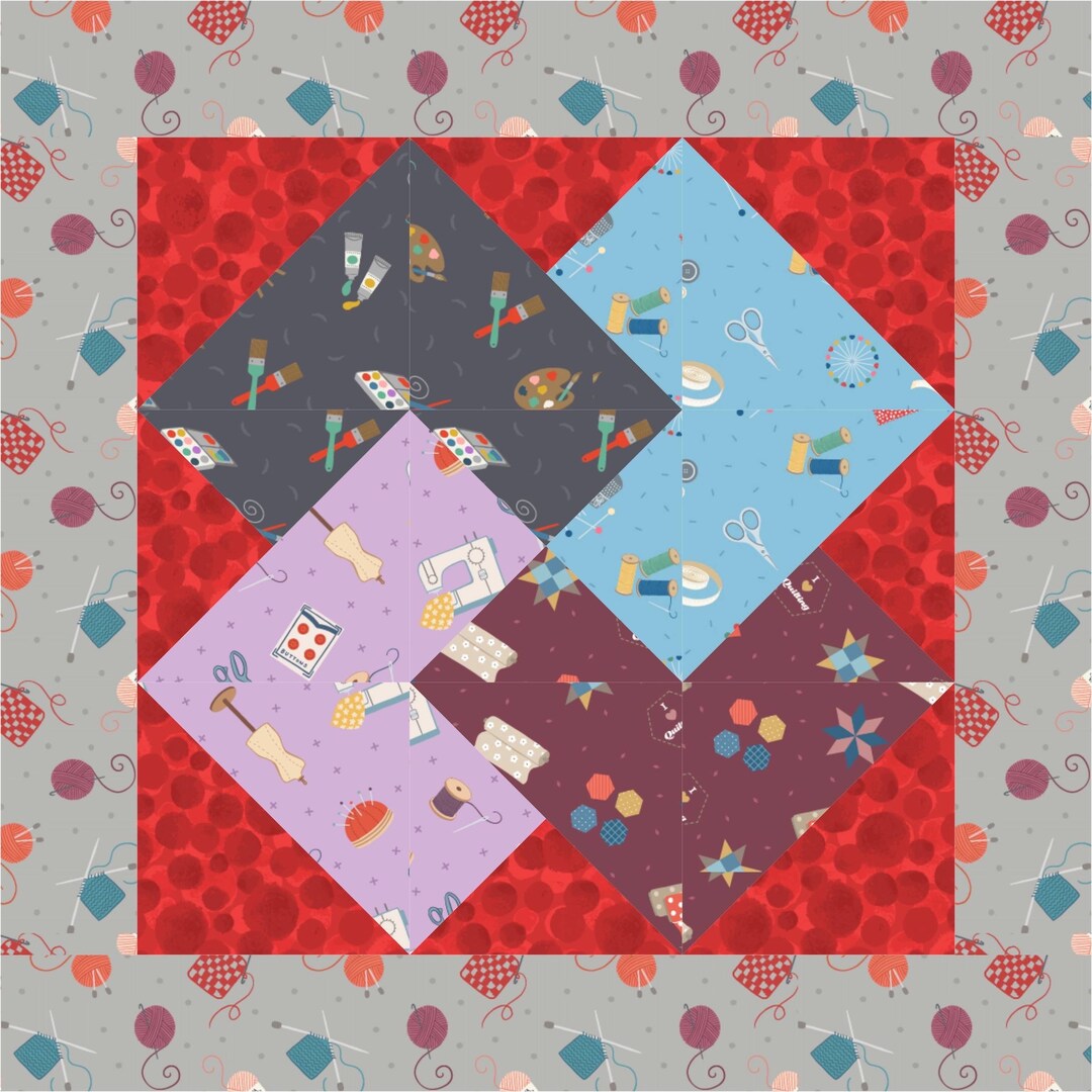 Lewis & Irene Small Things Crafts Fabric Collection Craft Cushion Kit 3 ...