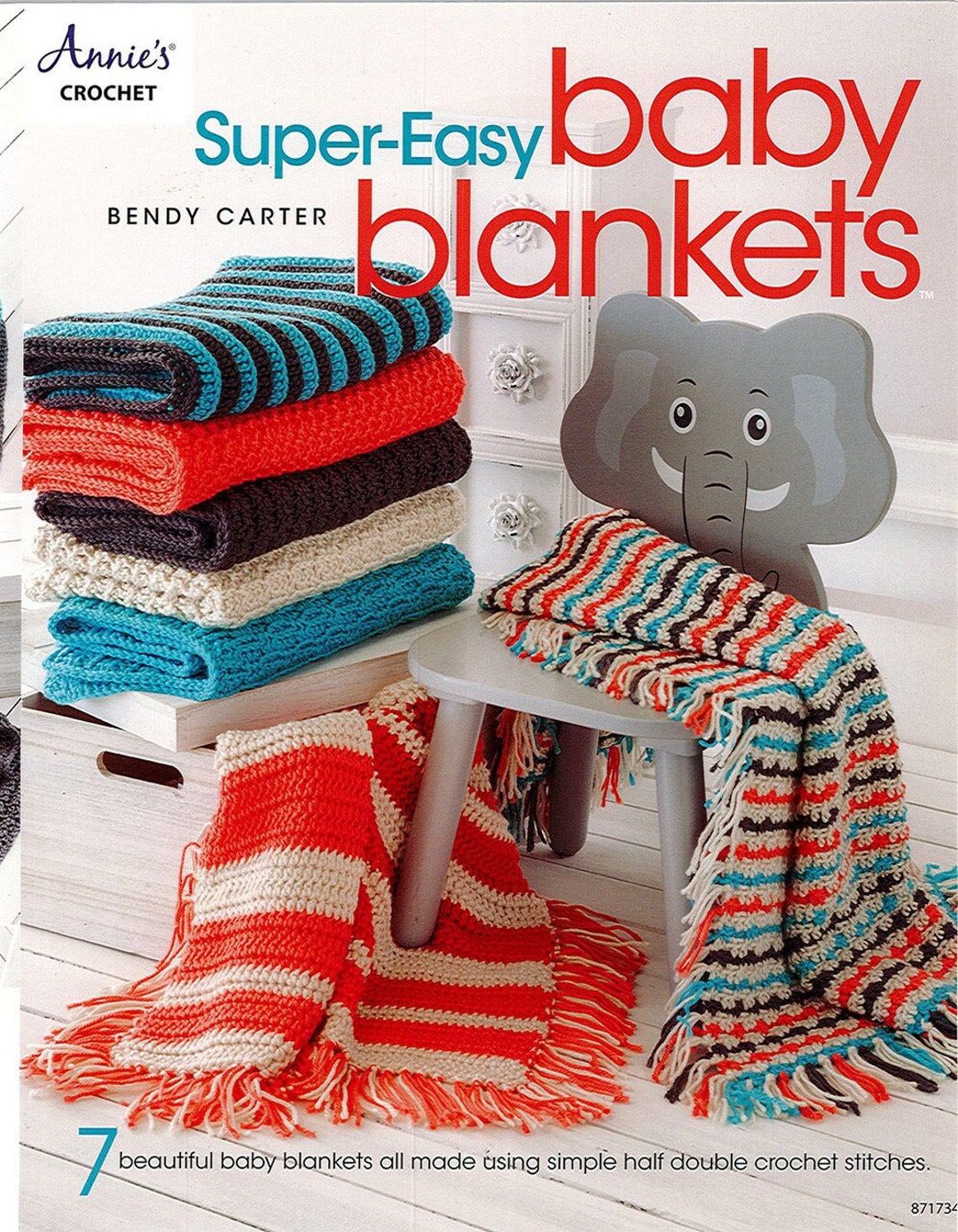 Annie's Crochet Super-easy Baby Blankets Book (7 Projects per Pattern ...