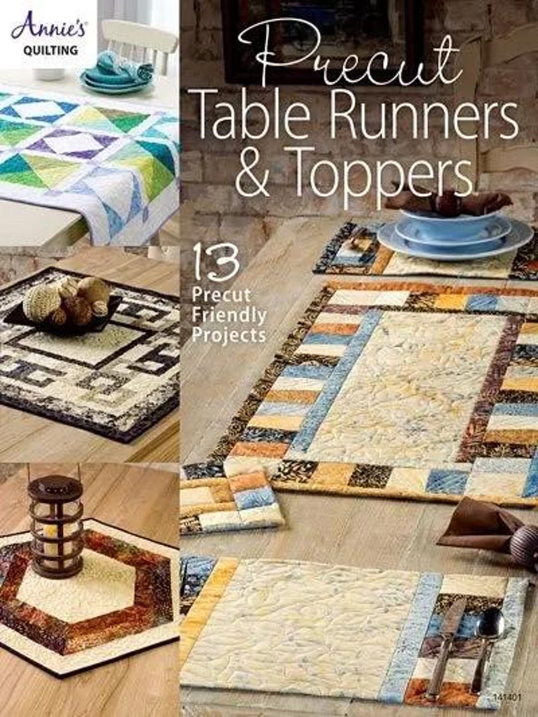 Annie's Quilting Precut Table Runners & Toppers Pattern Book - 13 ...
