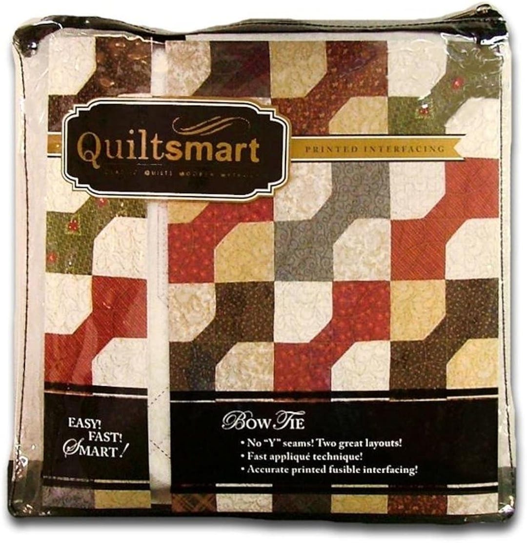 Quiltsmart Bow Tie Printed Interfacing Classic Pack - 2 Size Variations ...