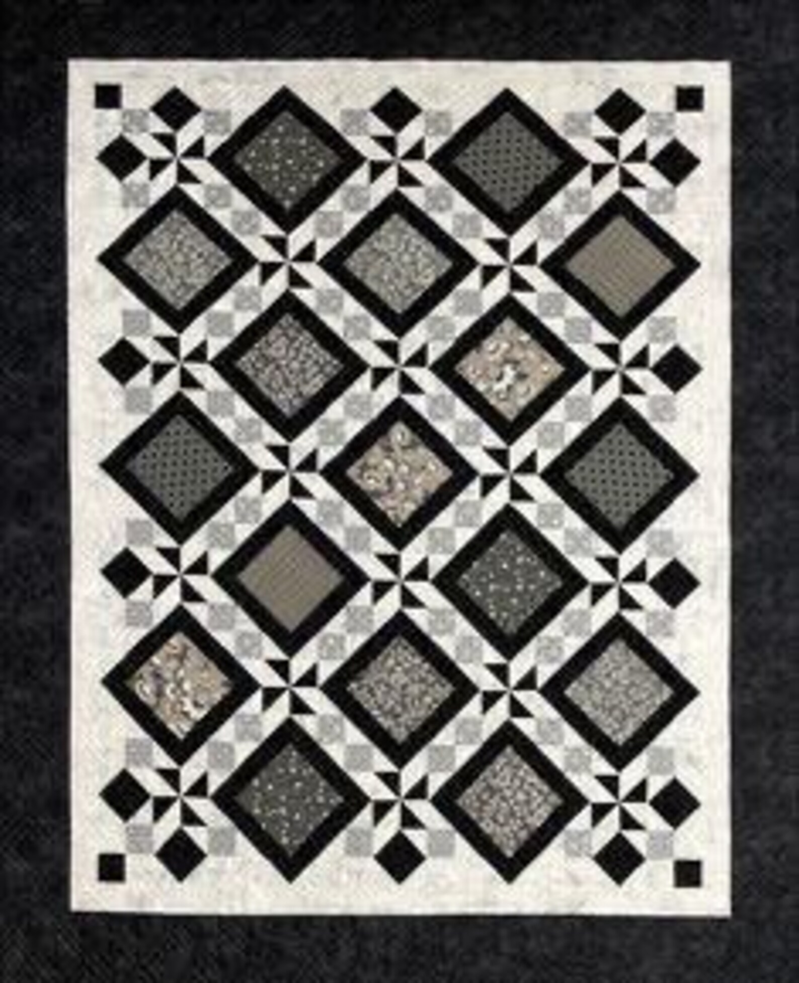 Pleasant Valley Creations Hidden Star Quilt Pattern - 4 Size Variations ...