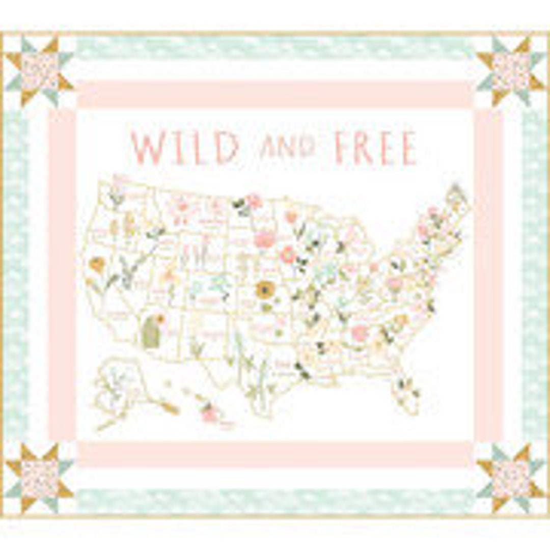 Riley Blake Wild and Free Quilt Kit Finished Size: - Etsy
