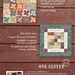 One Sister Crazy Blooms Quilt Pattern Book - 2 Size Variations per ...