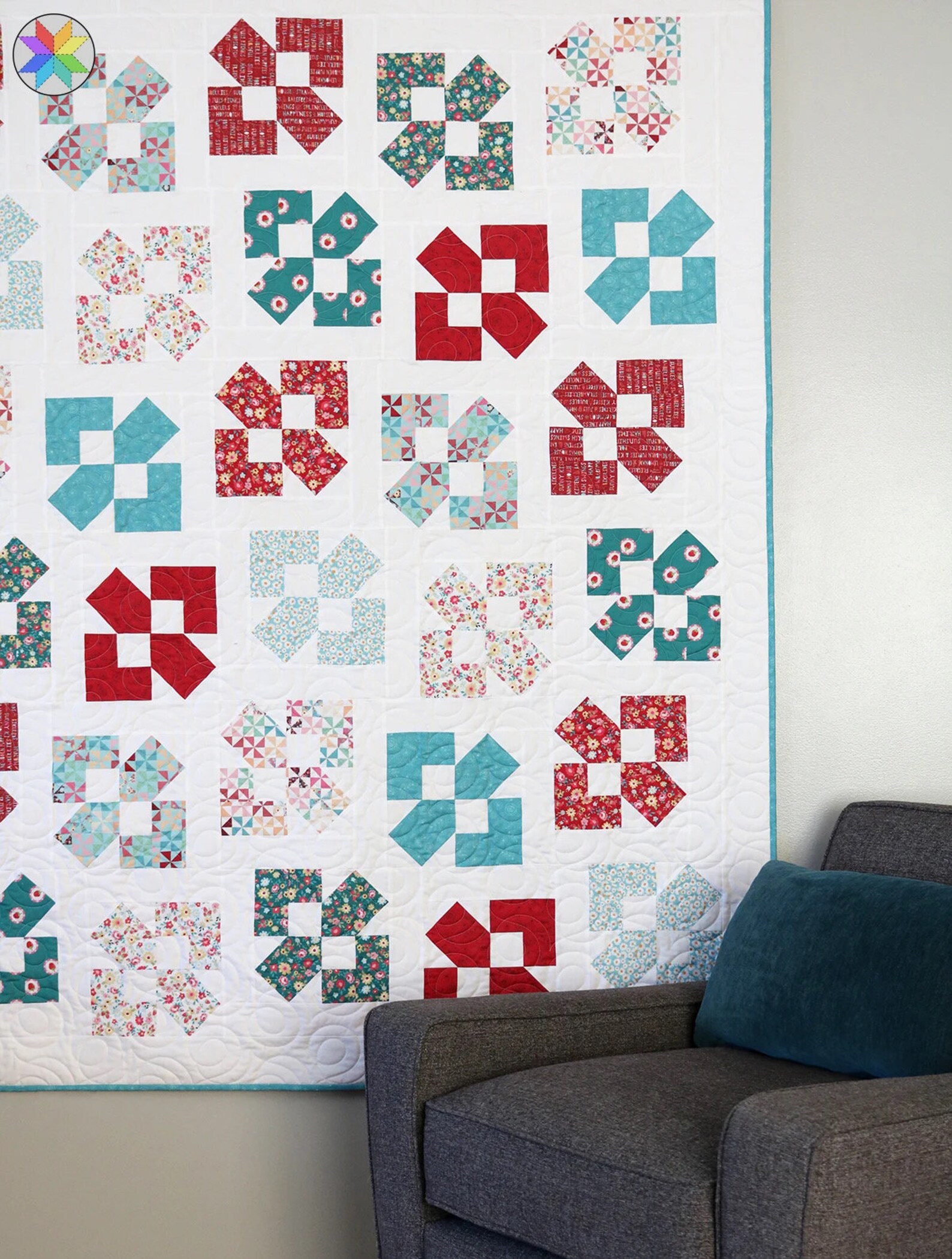 A Bright Corner Lucky Duck Quilt Pattern - 5 Size Variations per ...