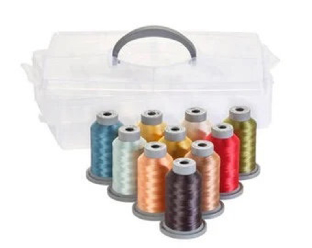 Glide Kimberbell Spring Showers 12 Mini Spool Thread Collection 40WT ...