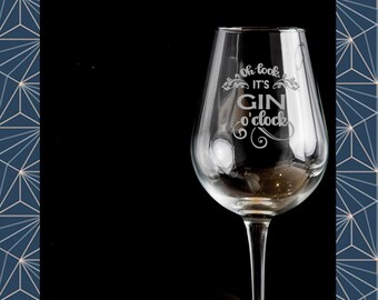 Engraved Gin Clock - Etsy