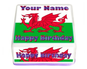 Welsh Dragon Cake Topper - Etsy UK