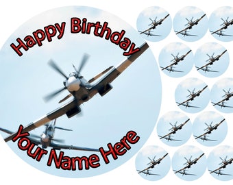 Spitfire Cake Topper | Etsy