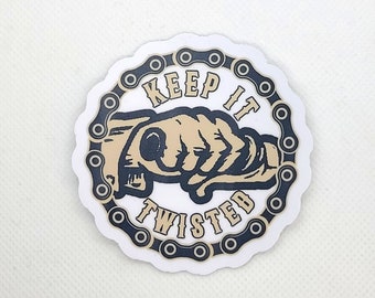 Motorbike Sticker | Etsy