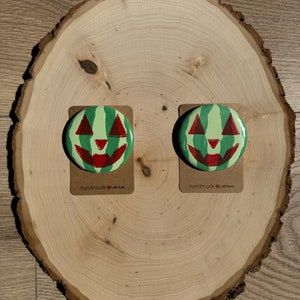 Customizable Set of 2 Summerween Buttons Spooky Gift for Friends Horror ...