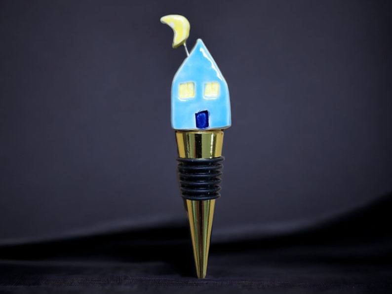 Ceramic Wine Bottle Stopper - Etsy