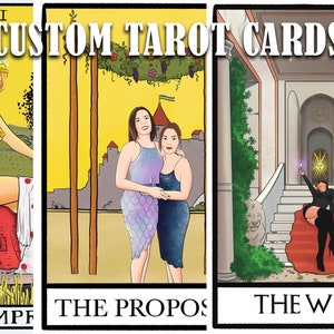 Custom Tarot Card From Photo / Custom Tarot Deck Drawing / Custom ...