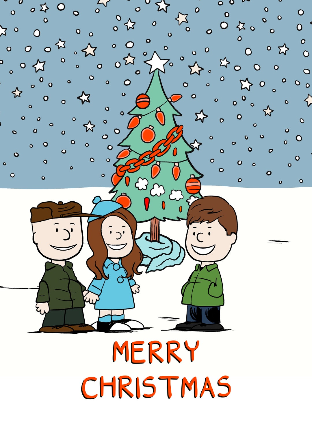 Custom Cartoon Portrait / Vintage Cartoon Drawing / Custom Decor Gift ...