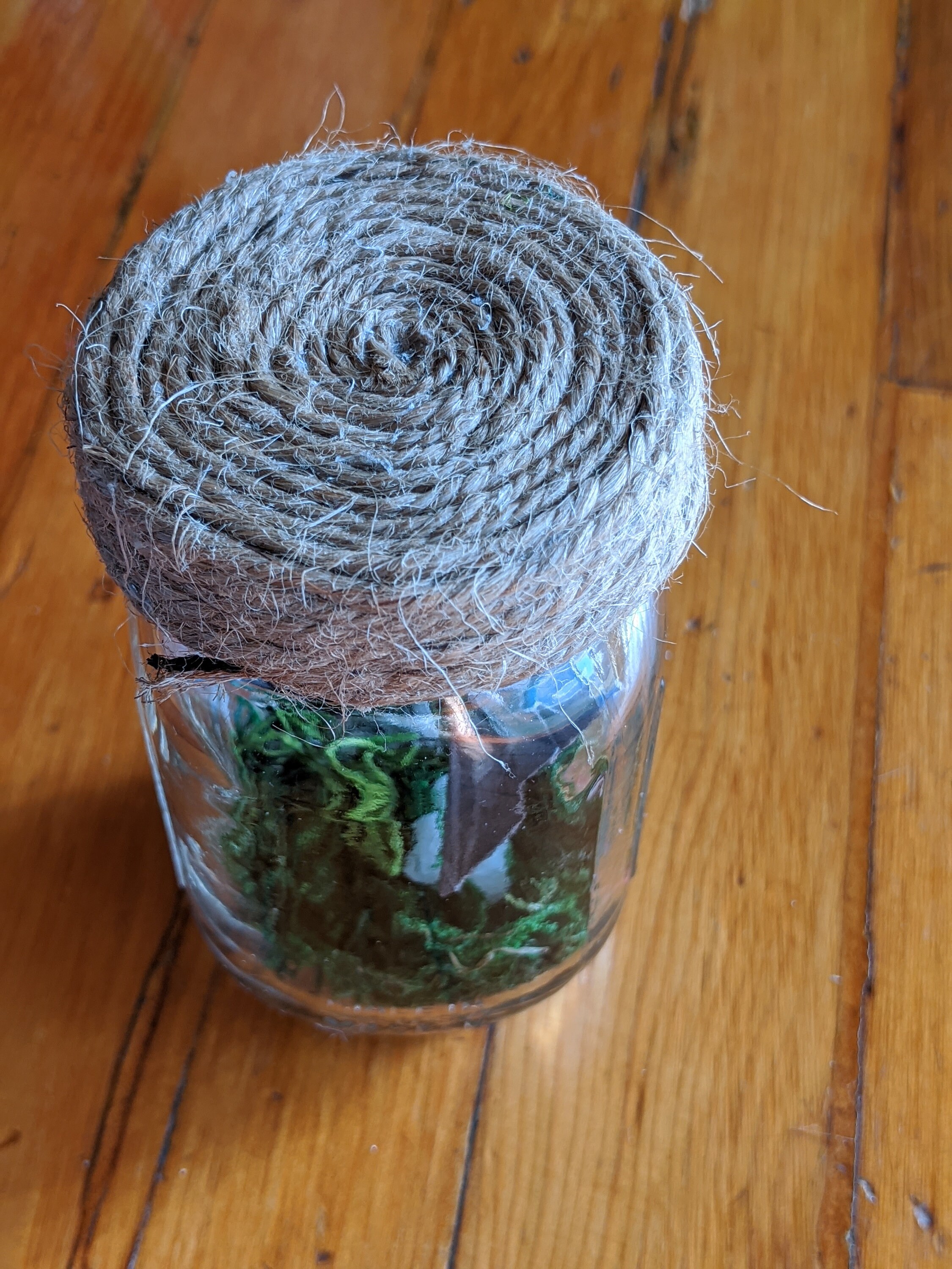 Nature Scene of Origami Cranes in Glass Ball Jar - Etsy