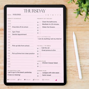 Weekly Planner, Printable Weekly Planner, Daily Planner, Instant ...