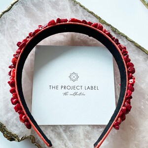 Gemstones Headbands, Ruby Red Headbands, Crystal Headbands, Bridal ...